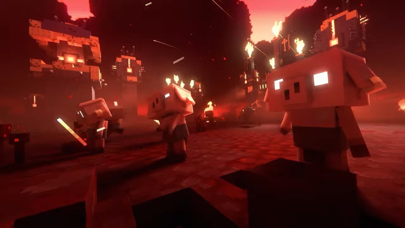 El estratégico Minecraft Legends muestra su combate en un tráiler