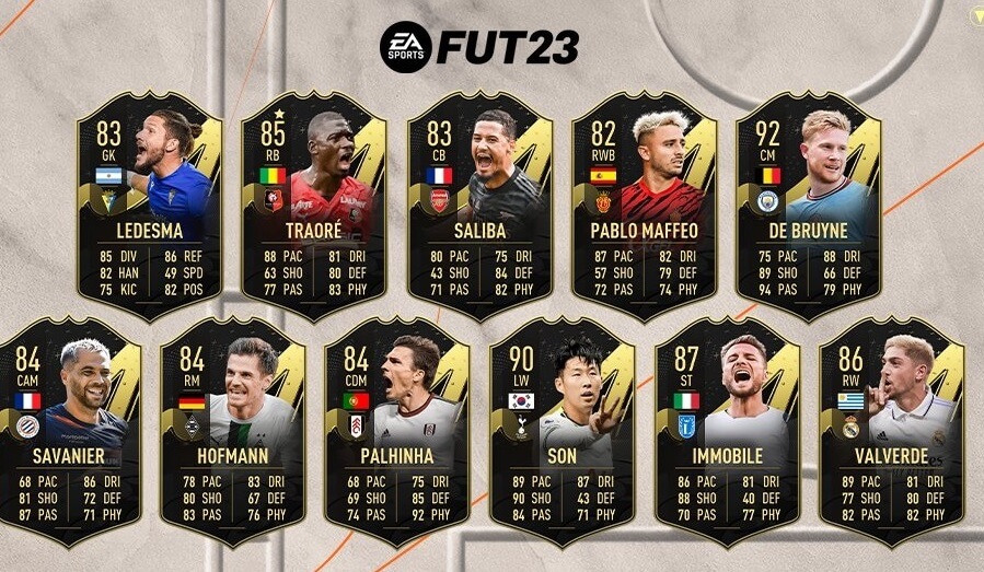 FIFA 23 desvela el primer Equipo de la Semana de FIFA Ultimate Team