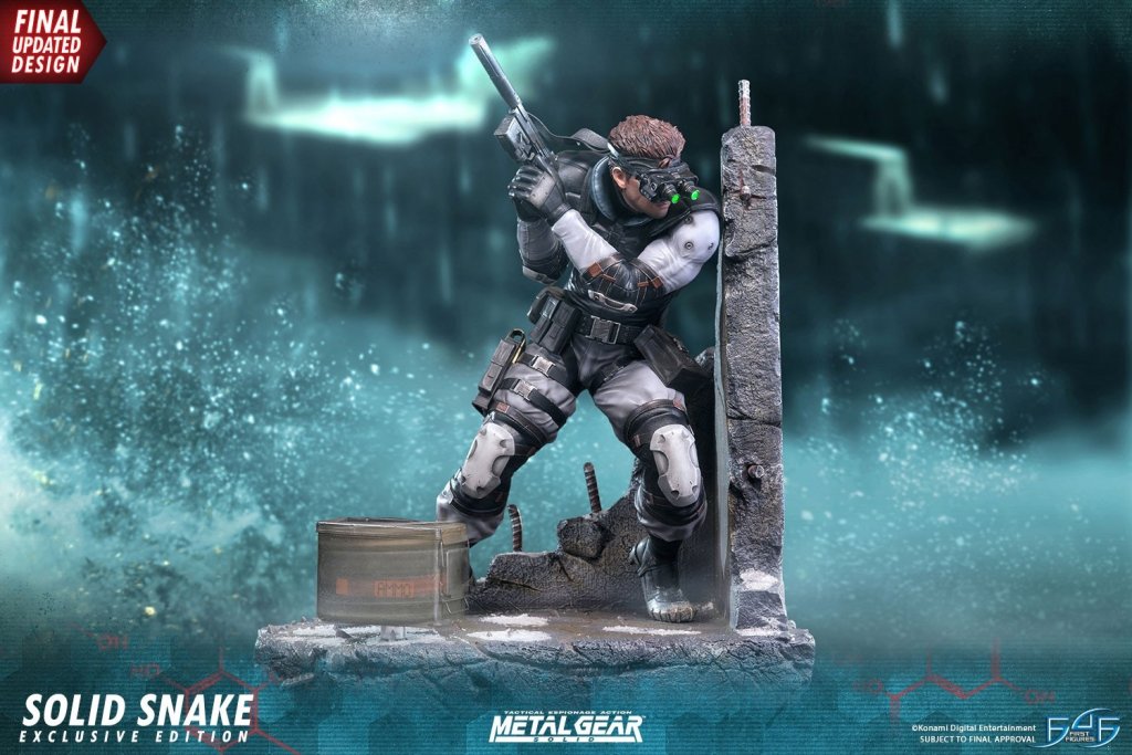Presentan dos espectaculares figuras de Solid Snake por 600 euros
