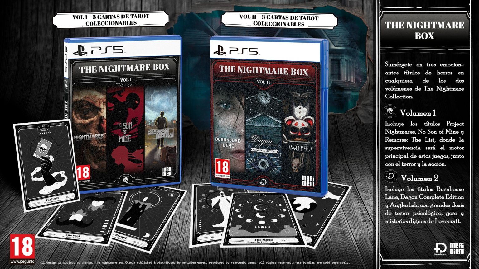 The Nightmare Box Vol. 1 & Vol. 2 llegarán en físico a PS5 en noviembre