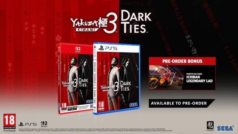 Yakuza Kiwami 3 y Dark Ties llegará en físico a PS5 desde el día 1